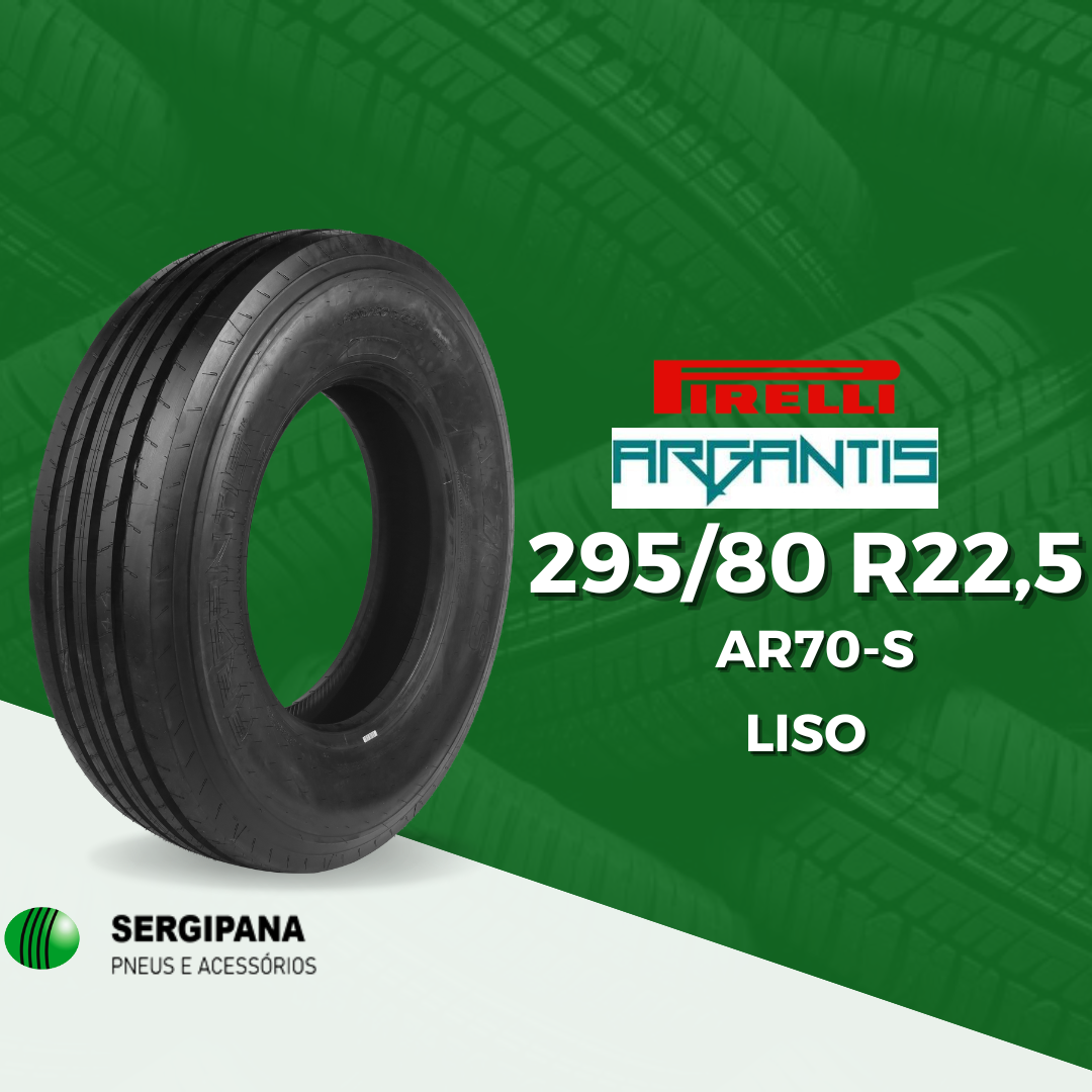 Sergipana Pneus – Pneus para Caminhões e Utilitários | PNEU 295/80 R22,5 ARGANTIS AR-70S LISO ...