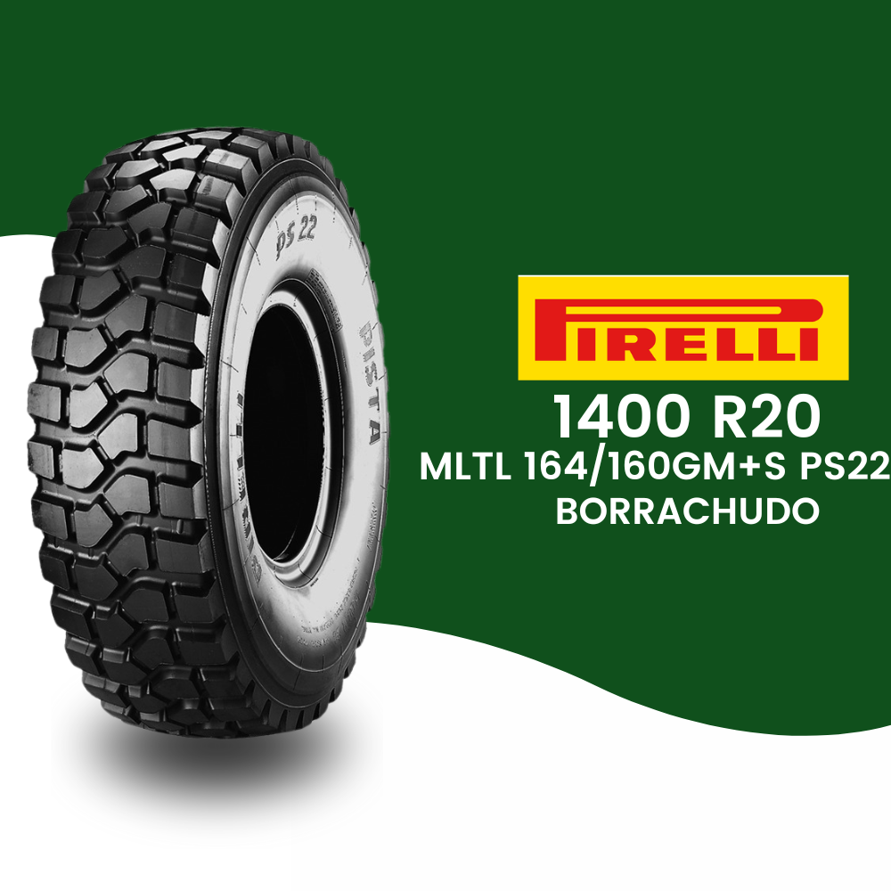 Sergipana Pneus – Pneus para Caminhões e Utilitários | PNEU 1400 R20 PIRELLI MLTL 164/160GM+S ...